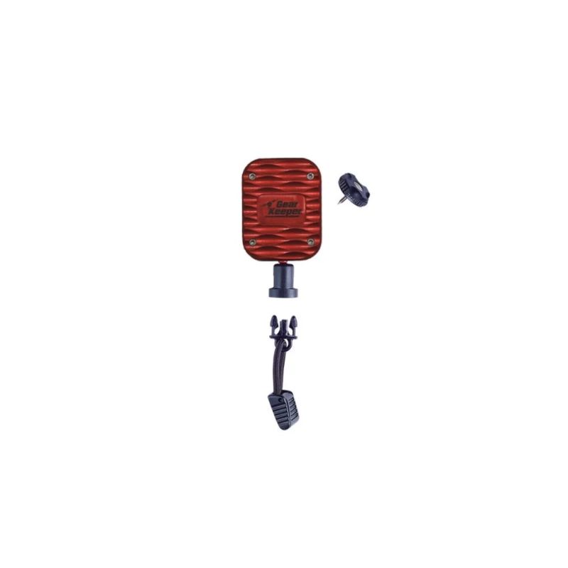Aluminum Fire Mic Keeper- Red