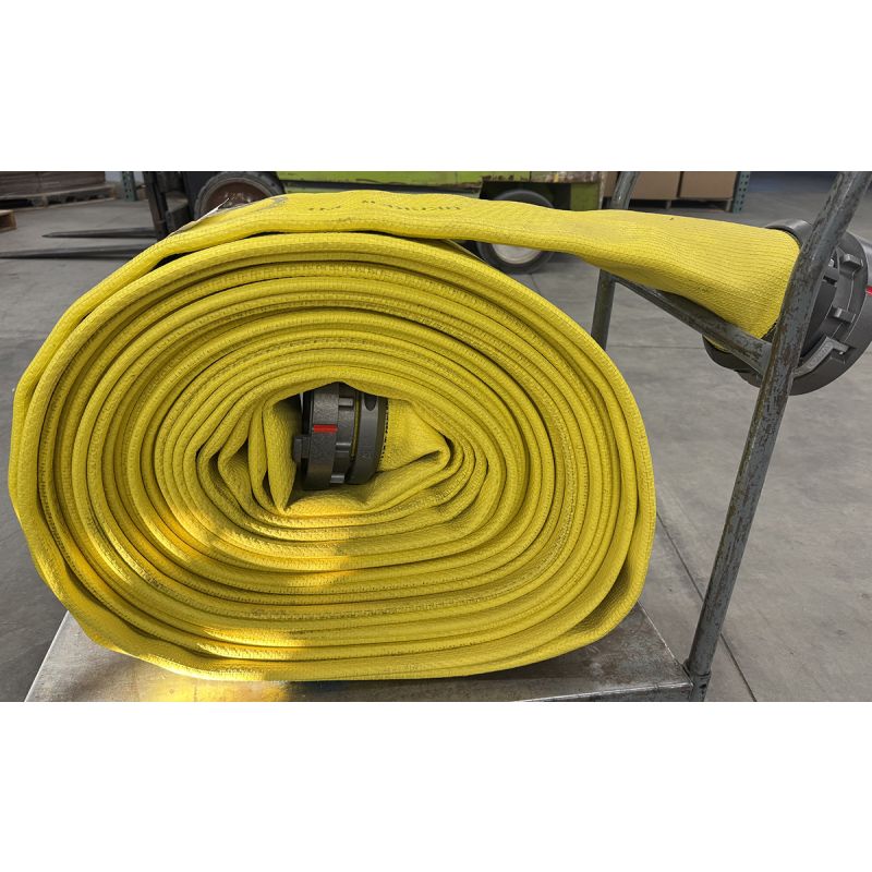 Pro Flow 6 LDH 100' Hose with Storz, Yellow - MFG 3/24